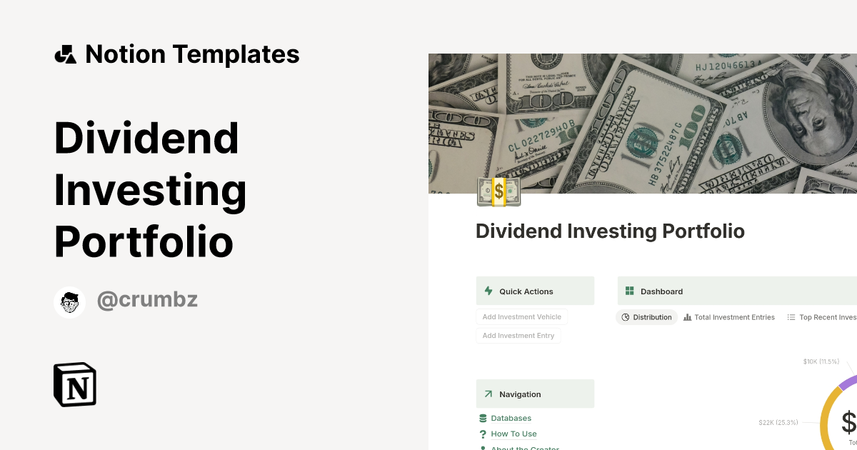 Dividend Investing Portfolio Template | Notion Marketplace
