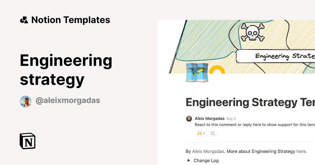 Engineering strategy Template | Notion Marketplace