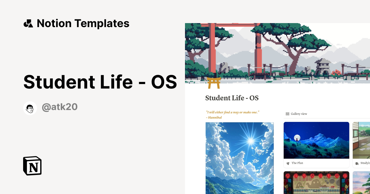 Student Life - OS Template | Notion Marketplace