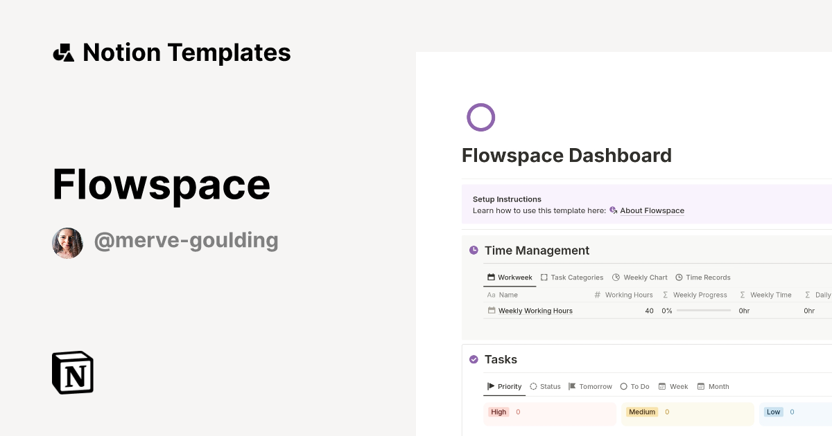 Flowspace Template | Notion Marketplace