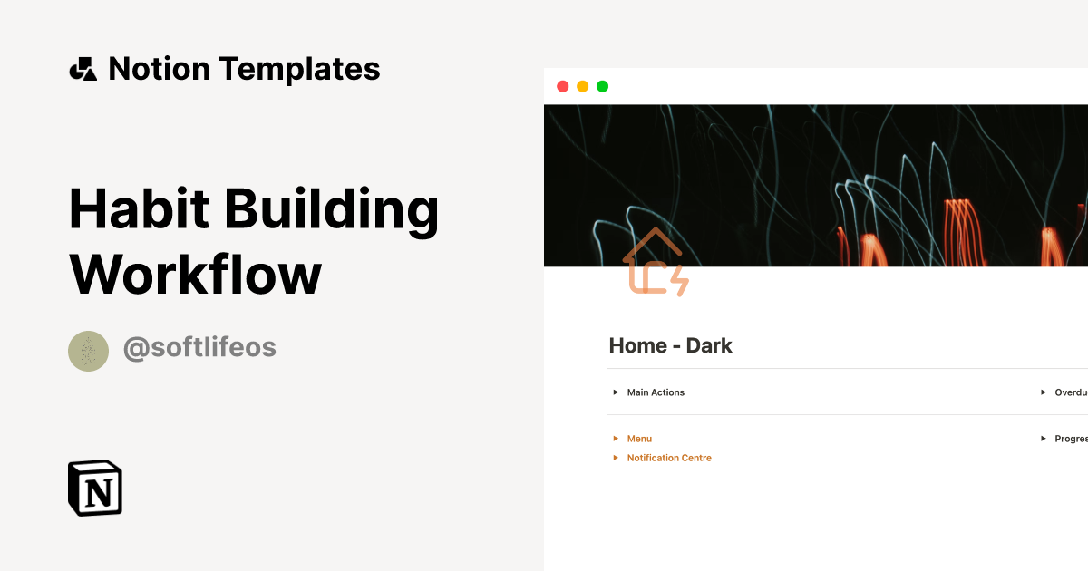 Habit Building Workflow Template by Brittany | Notion Marketplace Habit Building Workflow Template by Brittany | Notion Marketplace