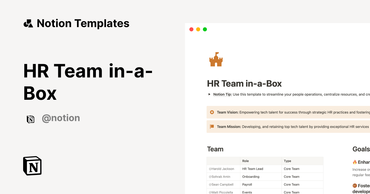 HR Team in-a-Box 2026 Template | Notion Marketplace