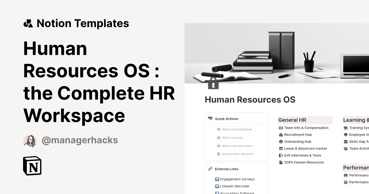 Human Resources OS : the Complete HR Workspace Template by Mona ...