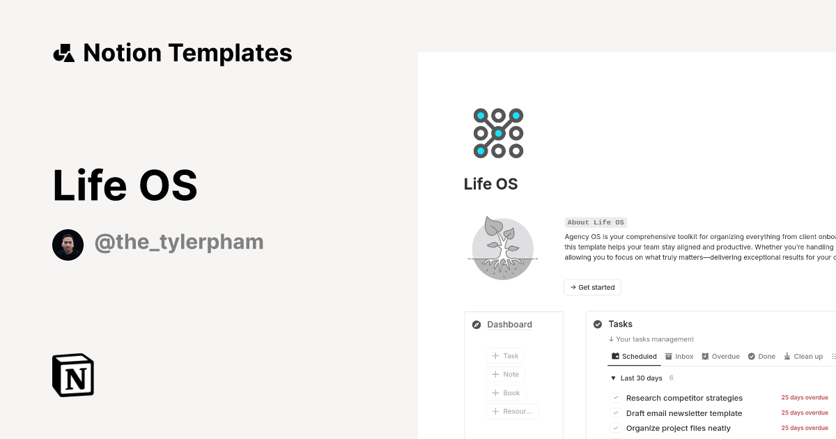 Life OS Template | Notion Marketplace