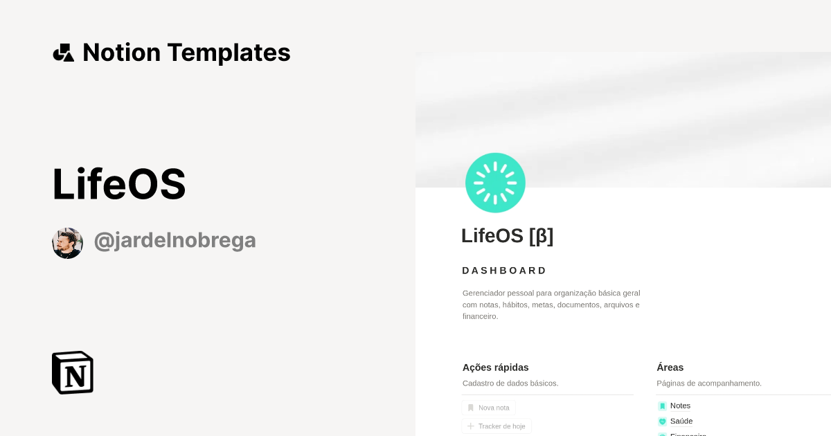 LifeOS Template | Notion Marketplace