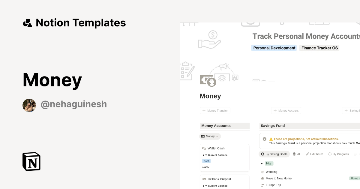 Money Template | Notion Marketplace