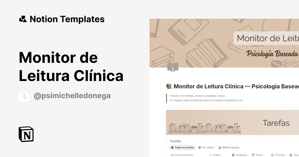 Monitor de Leitura Clínica Template by Psicologia Real, Terapias e ...