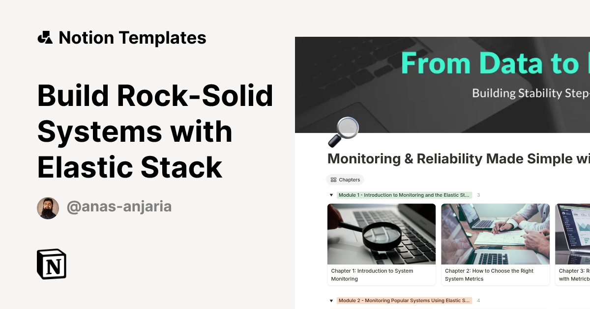 Build Rock-Solid Systems with Elastic Stack Template by Anas Anjaria ...