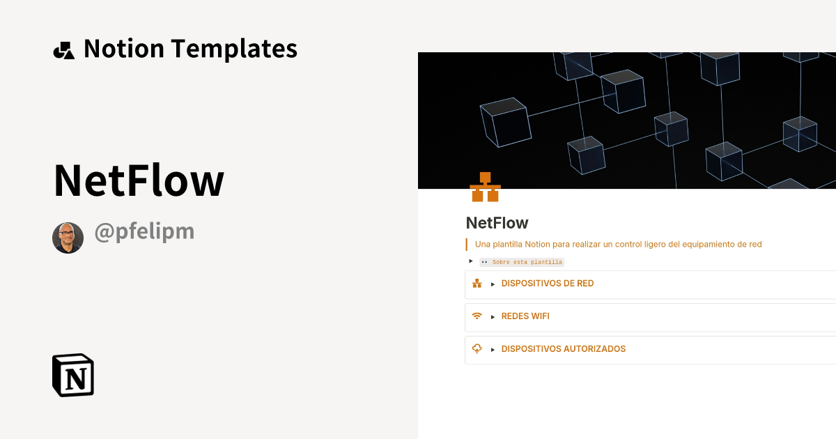 NetFlow Template by Pablo Felip | Notion Marketplace