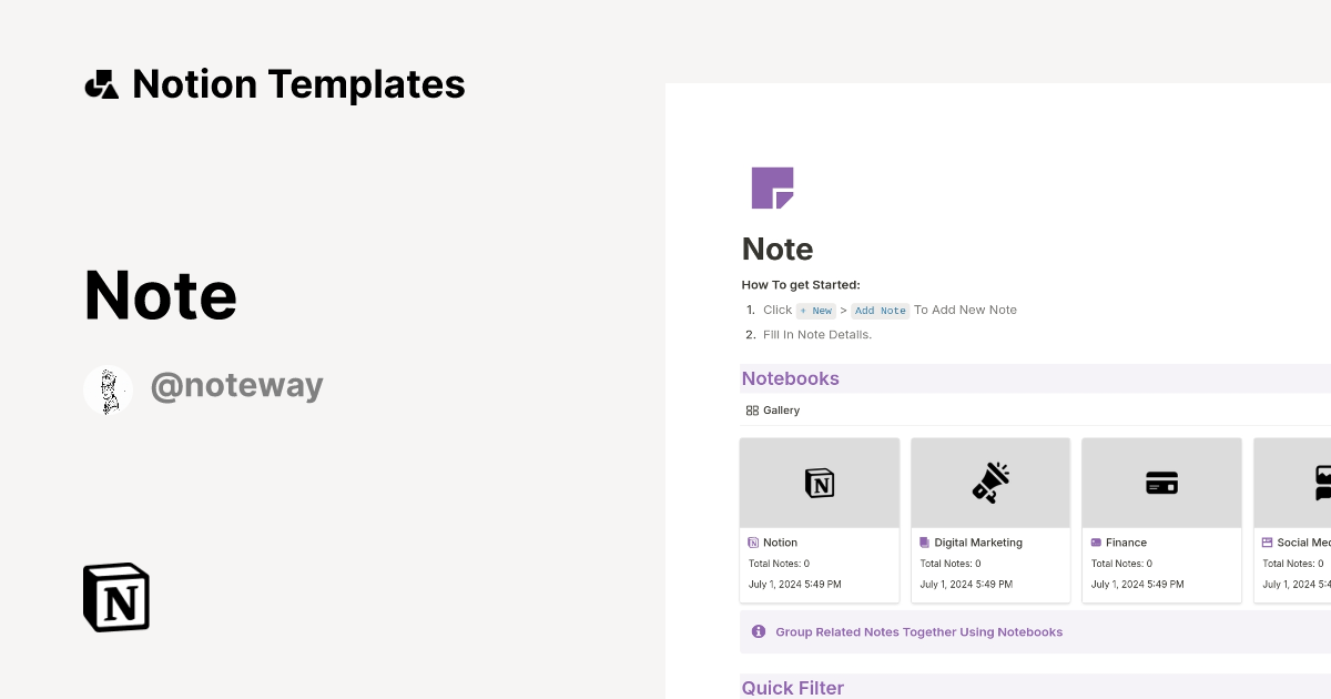 Note Template | Notion Marketplace