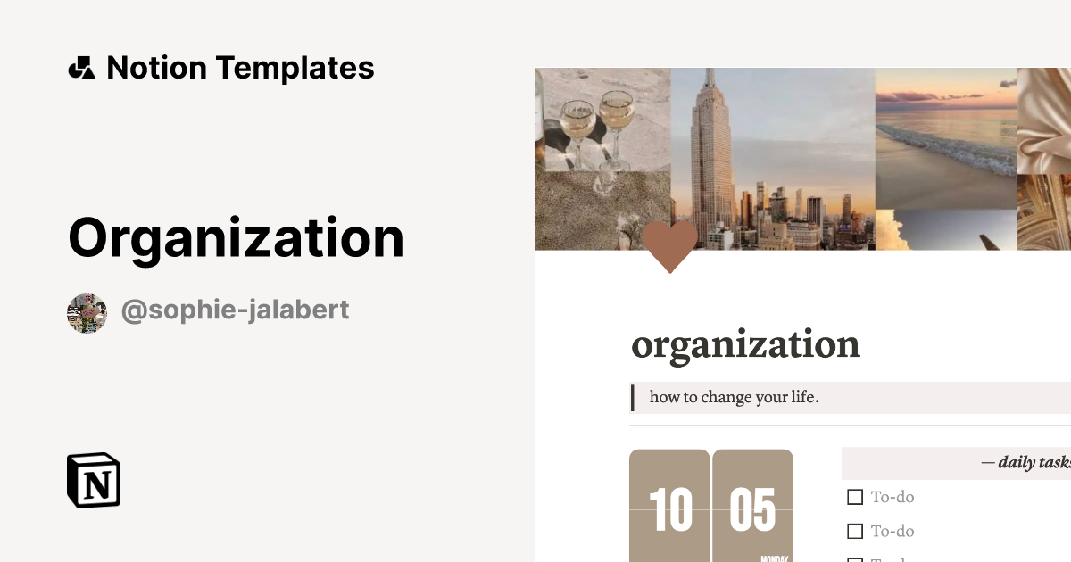 Organization Template | Notion Marketplace