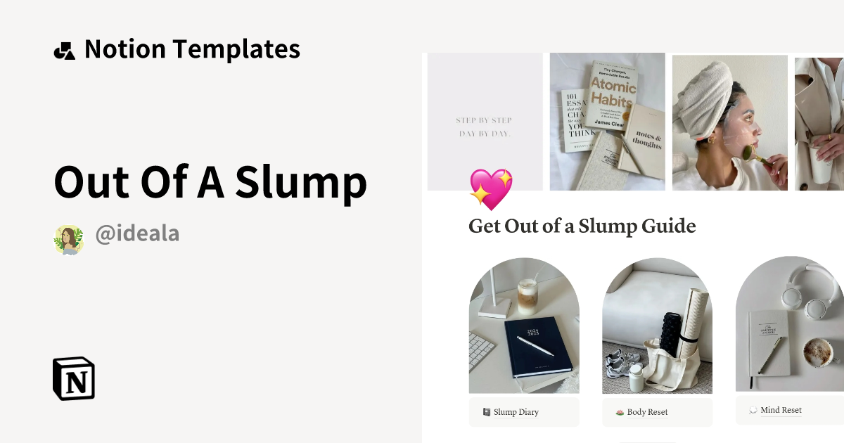 Out Of A Slump Template | Notion Marketplace