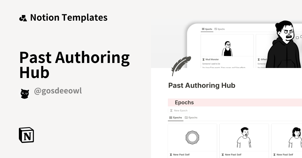 Past Authoring Hub Template | Notion Marketplace