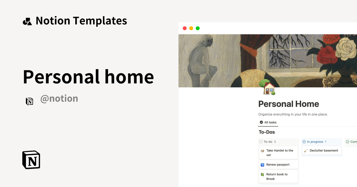 Personal home 2026 Template | Notion Marketplace