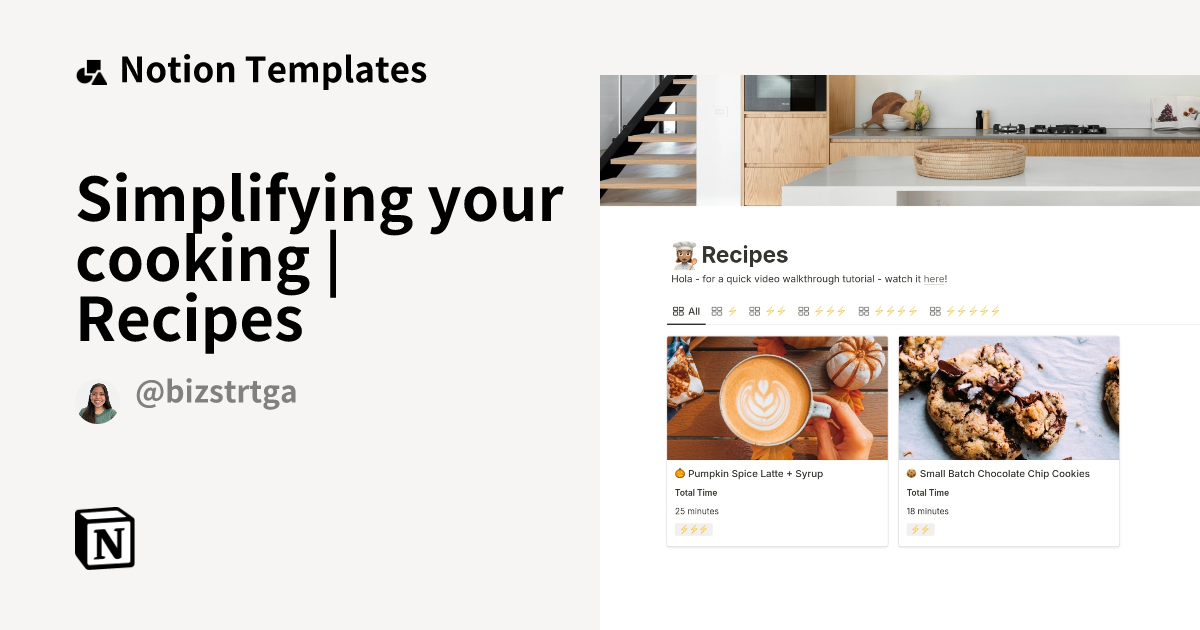 Simplifying your cooking | Recipes Template by Jen Olivares-Pitchford ...