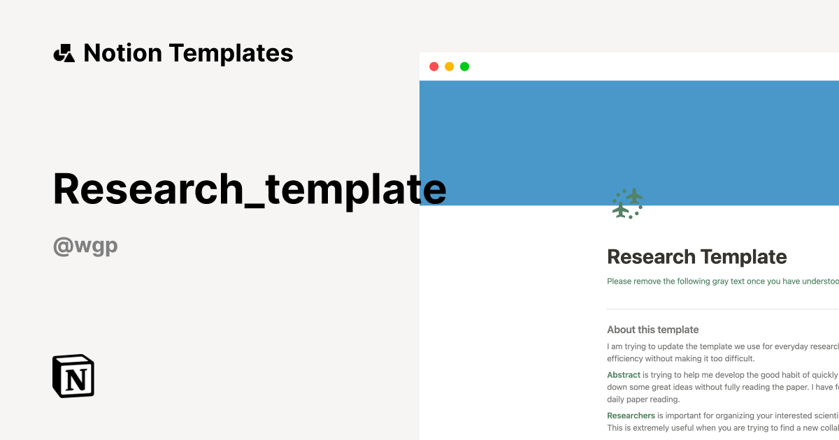 Research_template Template by wgp | Notion Marketplace