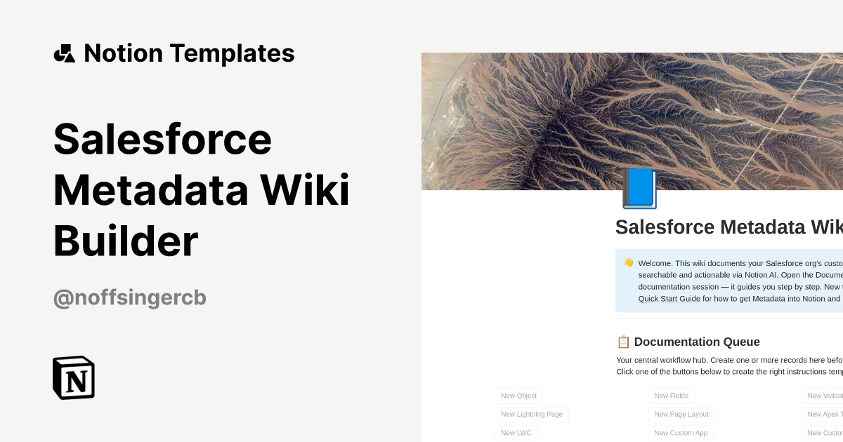 Salesforce Metadata Wiki Builder Template by Ben Noffsinger | Notion ...