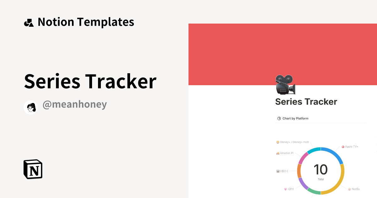 Series Tracker Template | Notion Marketplace