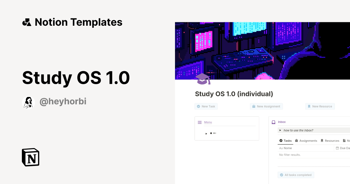 Study OS 1.0 Template | Notion Marketplace