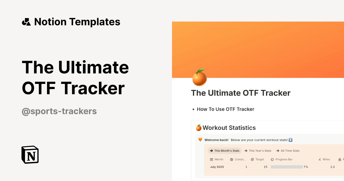 The Ultimate OTF Tracker Template | Notion Marketplace