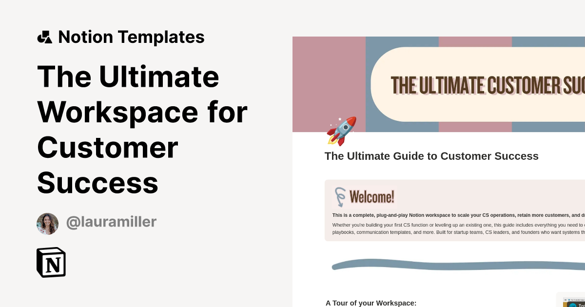 The Ultimate Workspace for Customer Success Template | Notion Marketplace