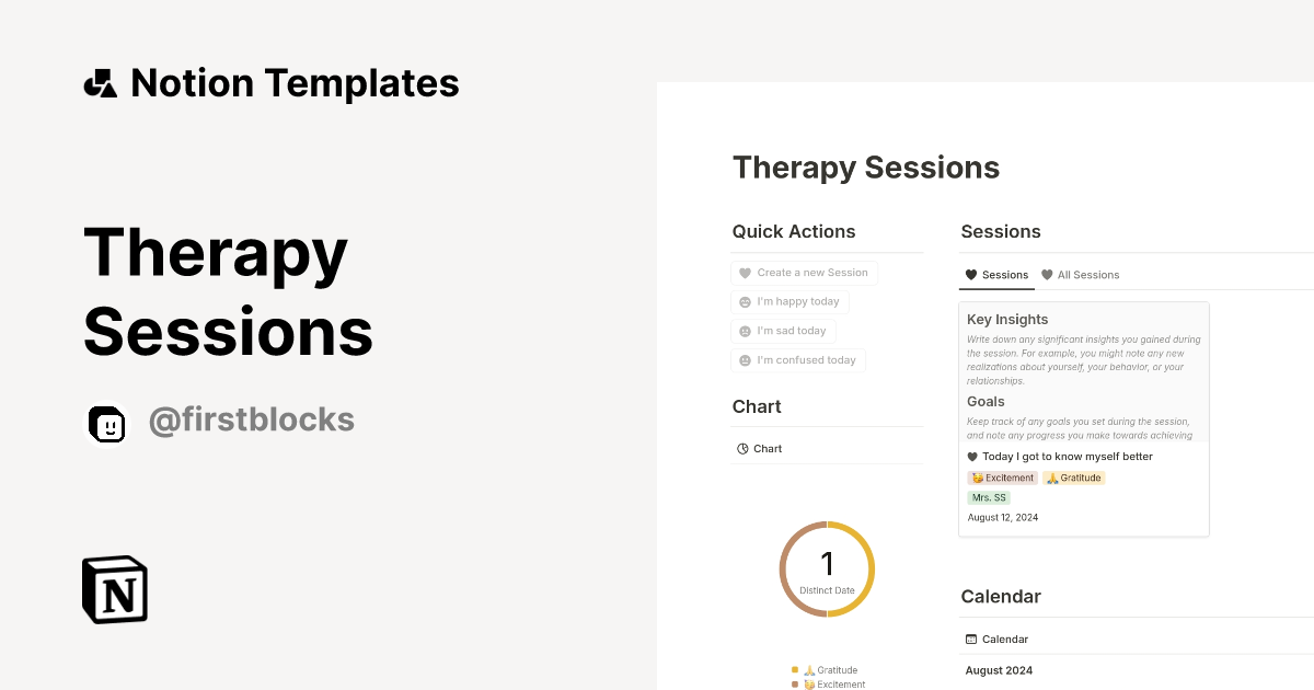 Therapy Sessions Template | Notion Marketplace