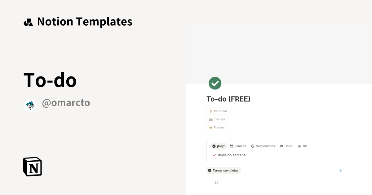 To-do Template | Notion Marketplace