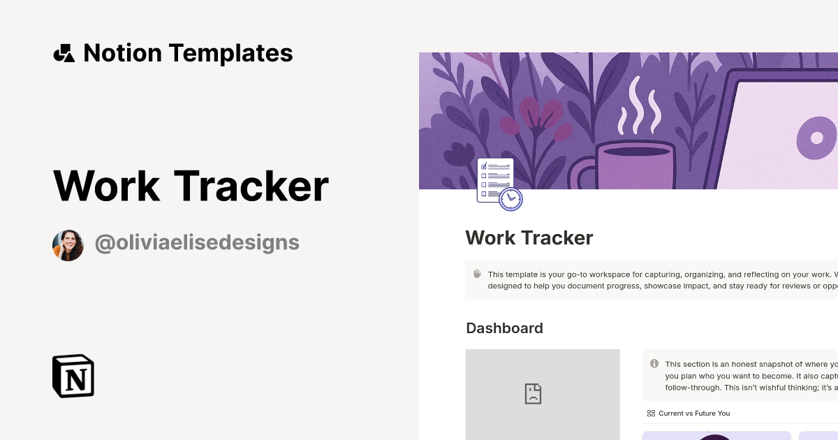 Work Tracker Template | Notion Marketplace