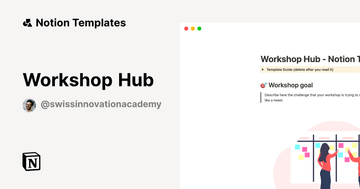 Workshop Hub Template | Notion Marketplace