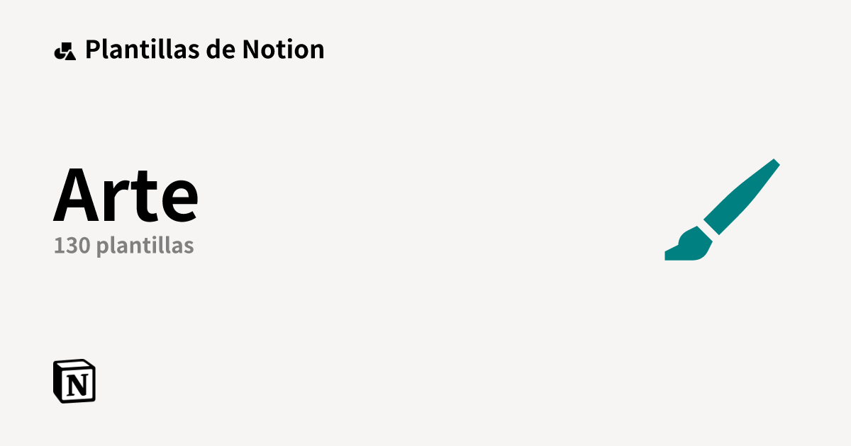 Mejores plantillas de Arte de Notion | Notion Marketplace