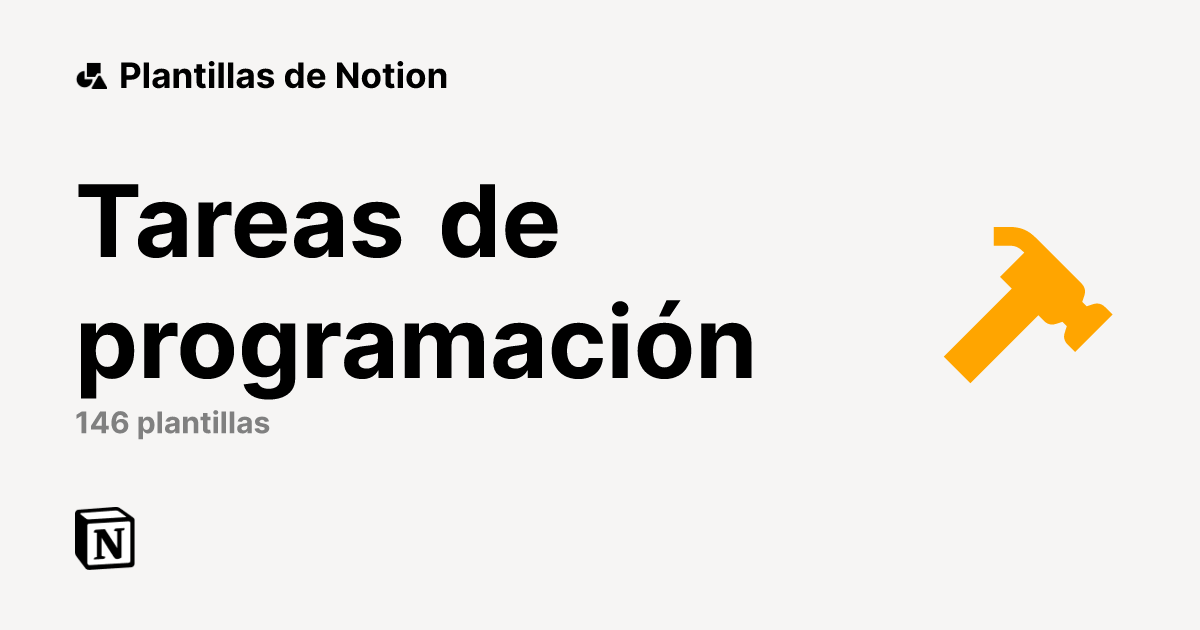 Mejores plantillas de Tareas de programación de Notion | Notion Marketplace