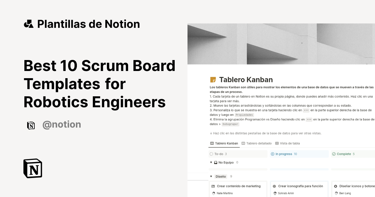 Best 10 Scrum Board Templates for Robotics Engineers | Plantillas de ...