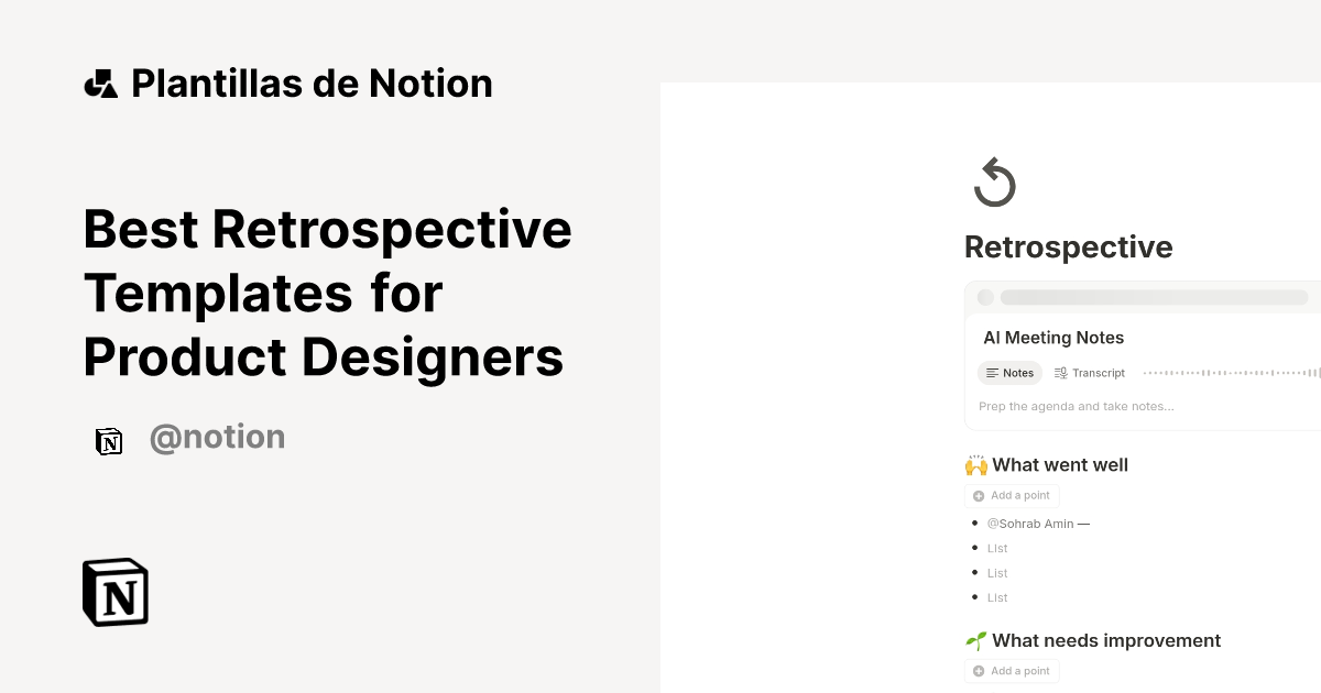 Best Retrospective Templates for Product Designers | Plantillas de ...