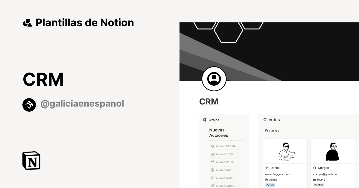Plantilla CRM | Notion Marketplace