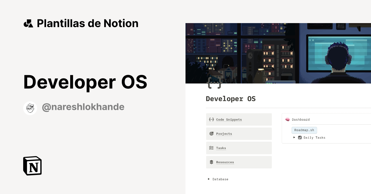 Plantilla Developer OS | Notion Marketplace