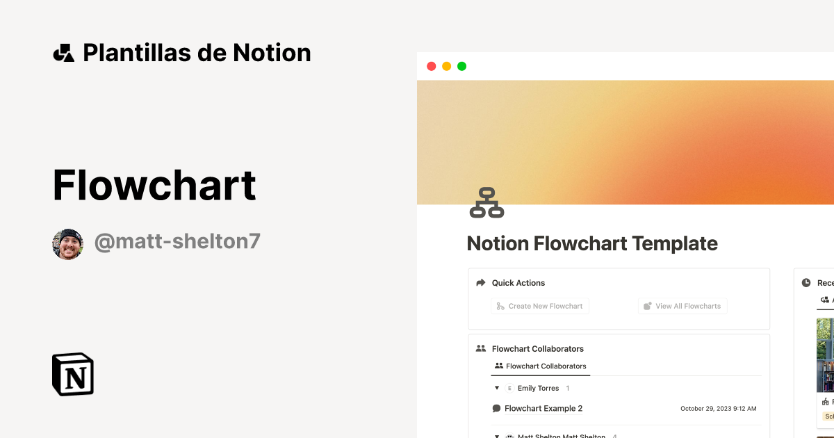 Plantilla Flowchart | Notion Marketplace