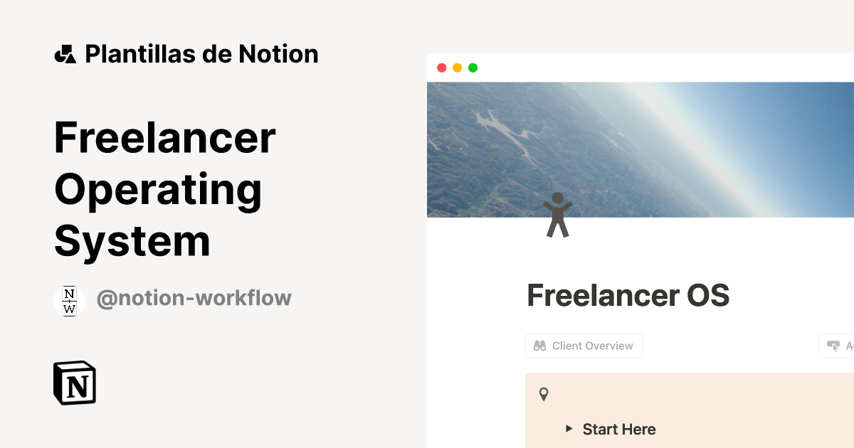 Plantilla Freelancer Operating System | Notion Marketplace
