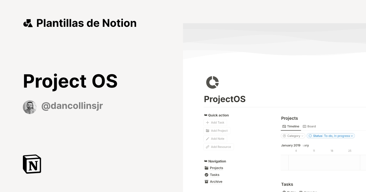 Plantilla Project OS | Notion Marketplace