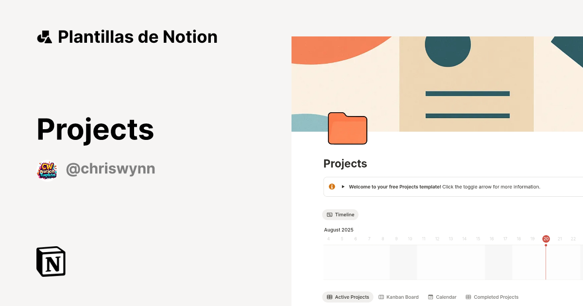 Plantilla Projects | Notion Marketplace