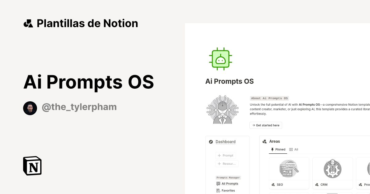 Plantilla Ai Prompts OS | Notion Marketplace