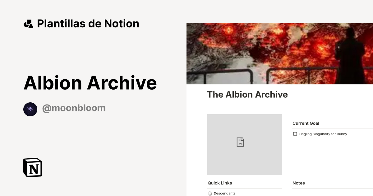 Plantilla Albion Archive de RainbowCatTeck | Notion Marketplace