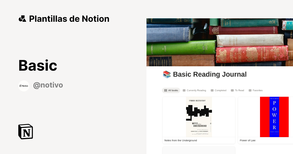Plantilla Basic | Notion Marketplace