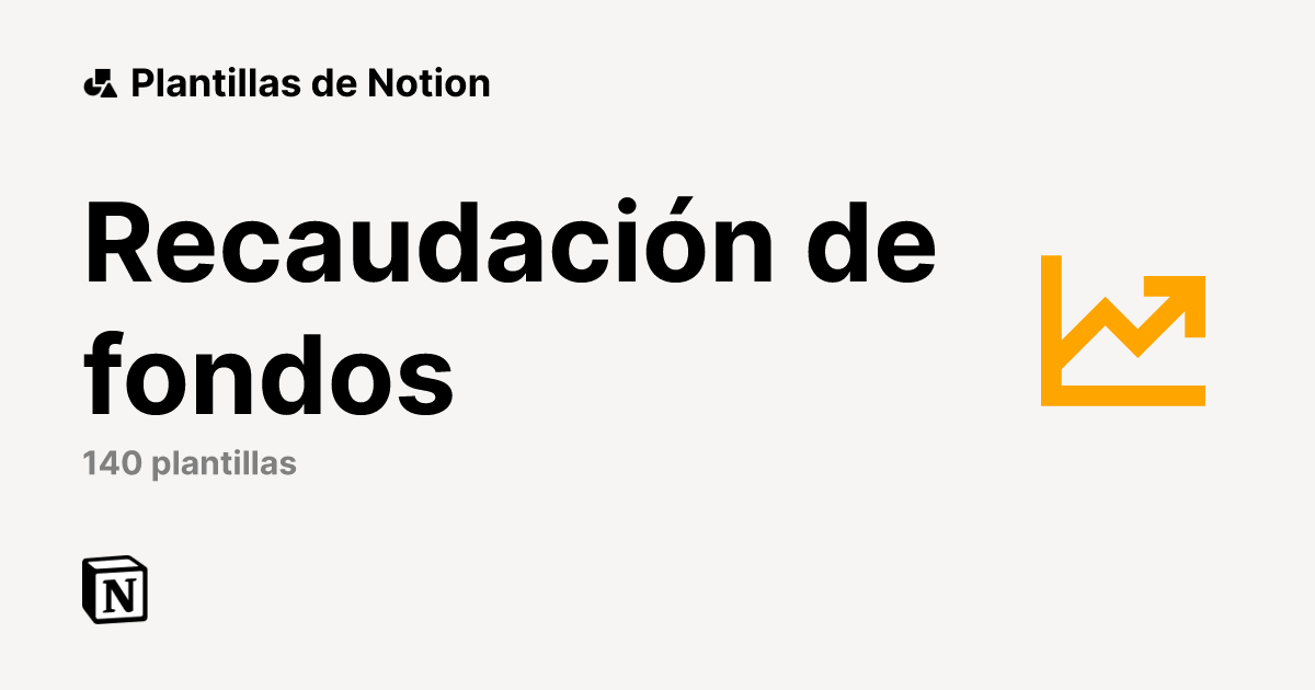 Principales plantillas de Recaudación de fondos de Notion | Notion ...