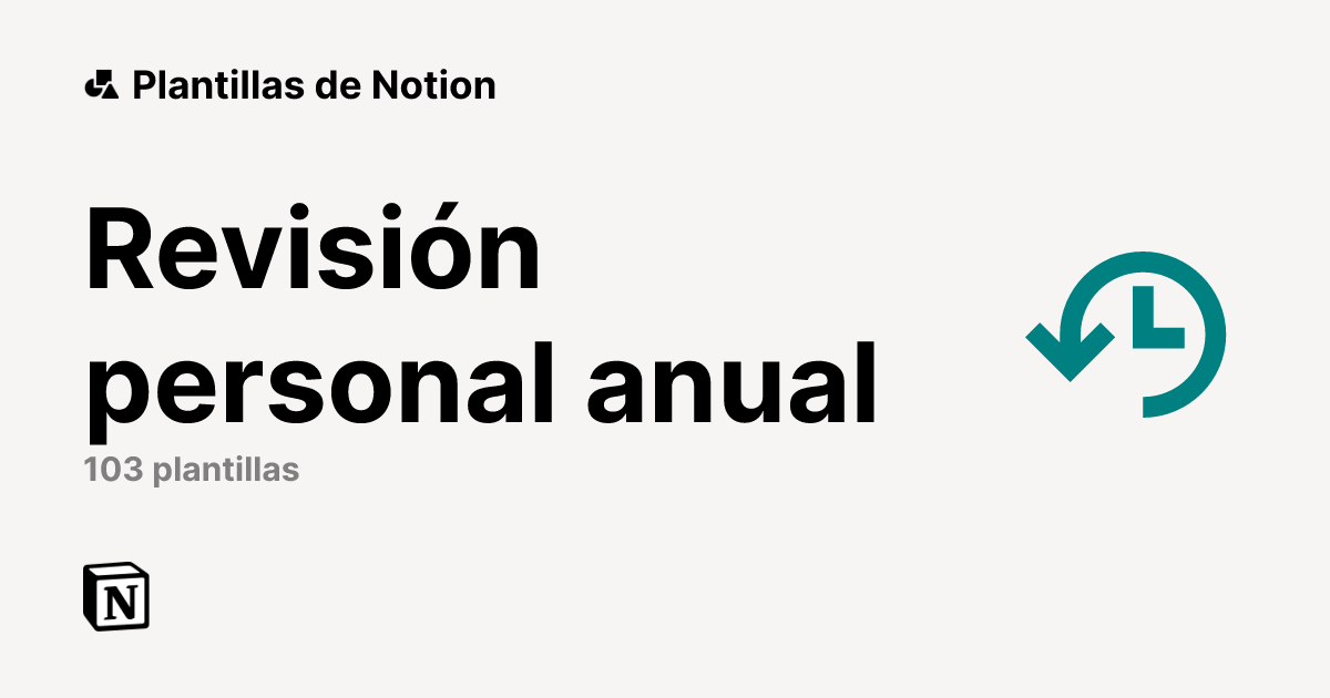Mejores plantillas de Revisión personal anual de Notion | Notion ...