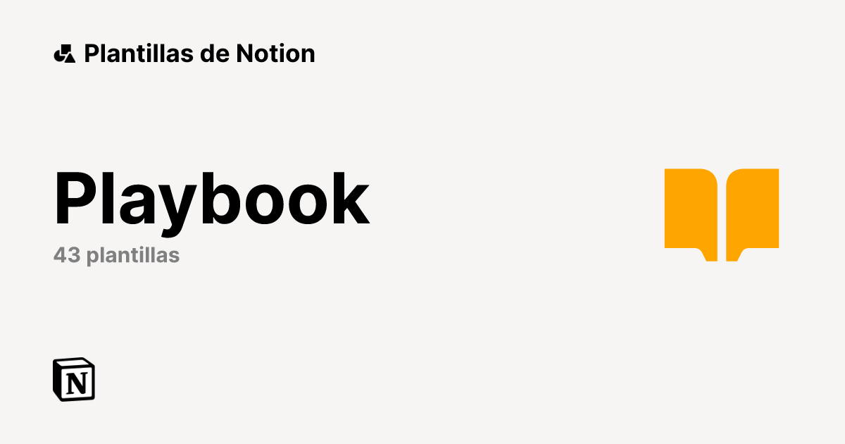 Principales plantillas de Playbook de Notion | Notion Marketplace
