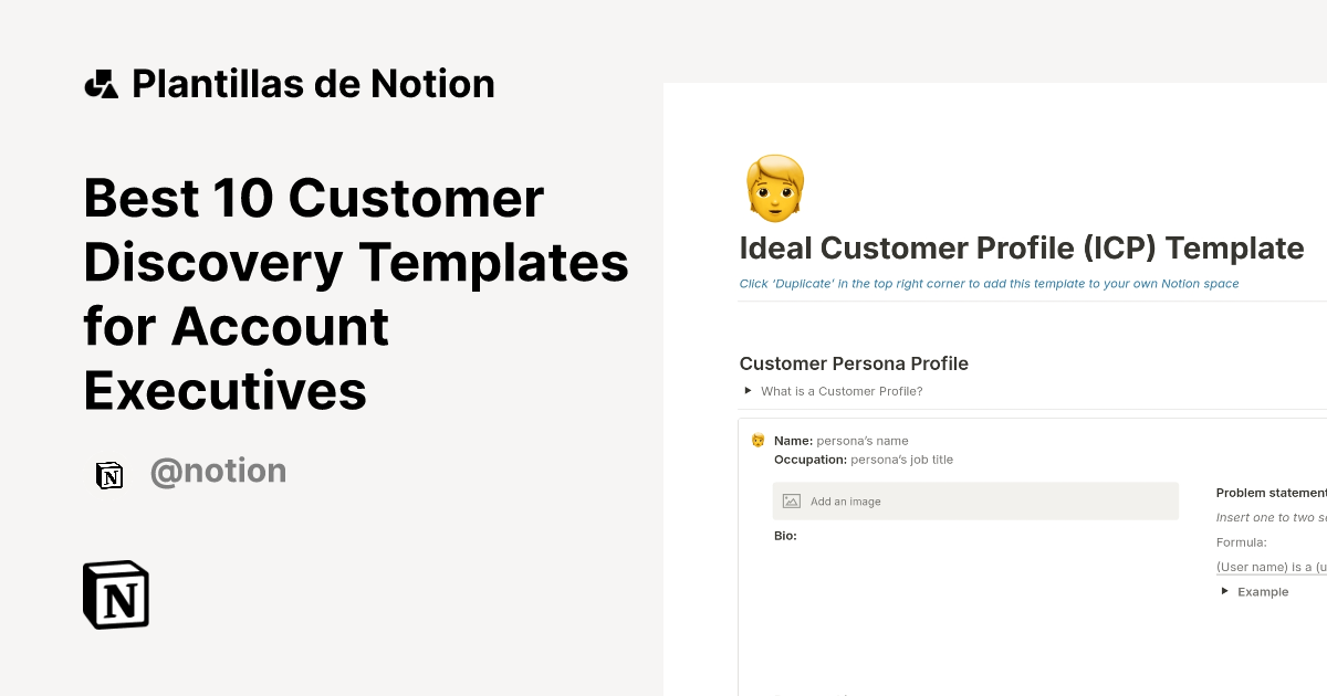 Best 10 Customer Discovery Templates for Account Executives ...