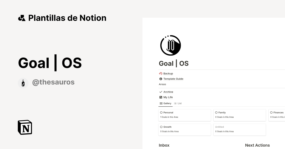 Plantilla Goal | OS | Notion Marketplace