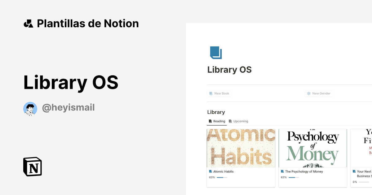 Plantilla Library OS | Notion Marketplace