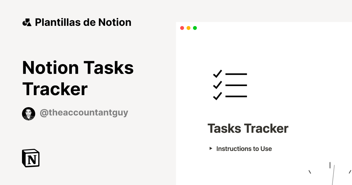Plantilla Notion Tasks Tracker | Notion Marketplace