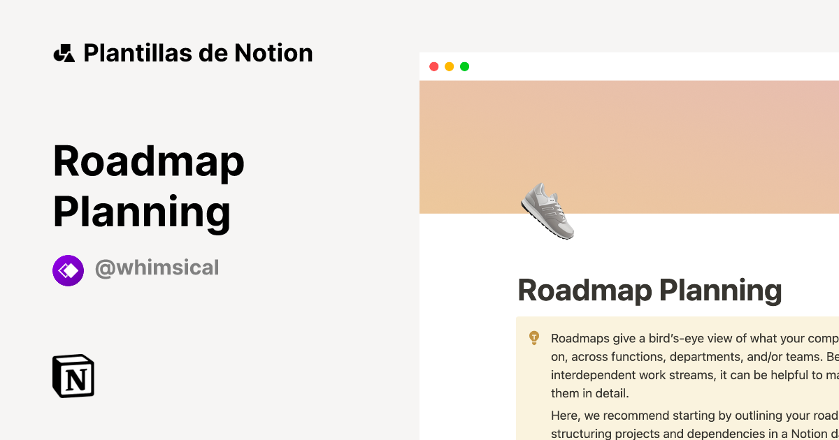Plantilla Roadmap Planning | Notion Marketplace